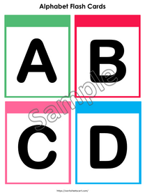 Alphabet & Number Flashcards Printable | Uppercase & Lowercase ABC and ...