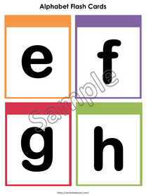Alphabet & Number Flashcards Printable | Uppercase & Lowercase ABC and ...