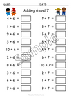 Addition and Subtraction Facts Worksheets Printable | Numbers up to 10 ...