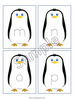 Penguin Tracing Cards | Alphabet, Numbers and Shapes | Preschool & Tod ...